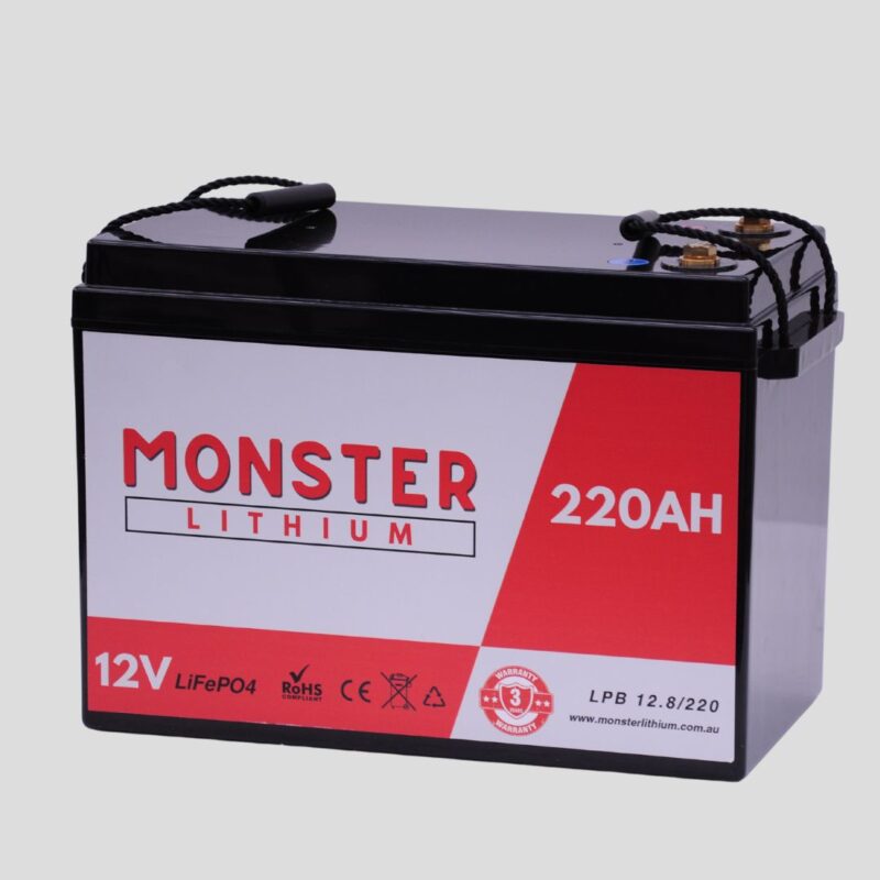 220 Ah Slimline Lithium Batteries in Australia | Monster Lithium